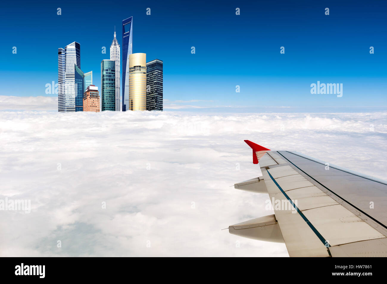 Higher than the clouds skyscrapers hi-res stock photography and images ...