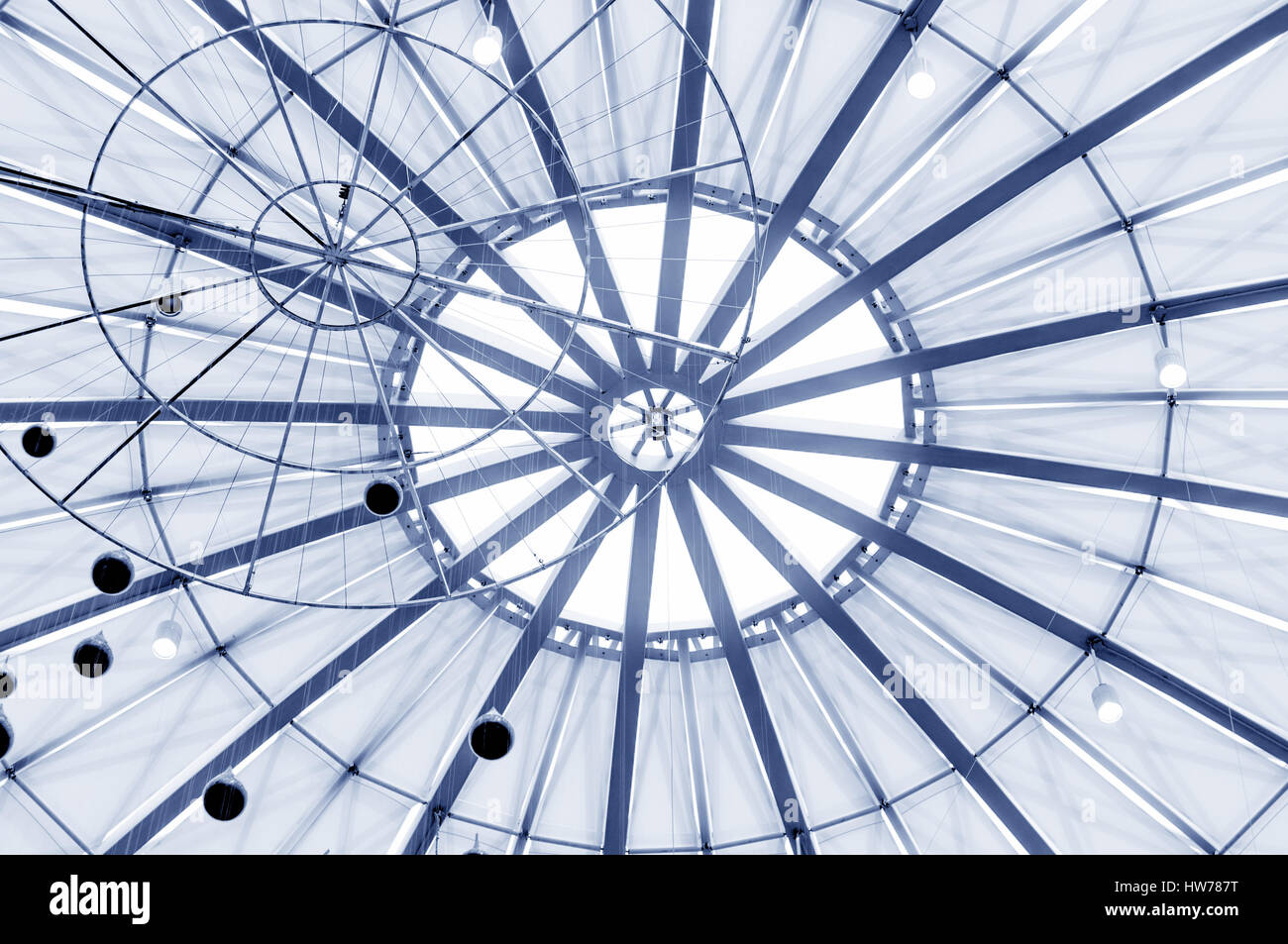 Modern glass roof circular hi-res stock photography and images - Alamy