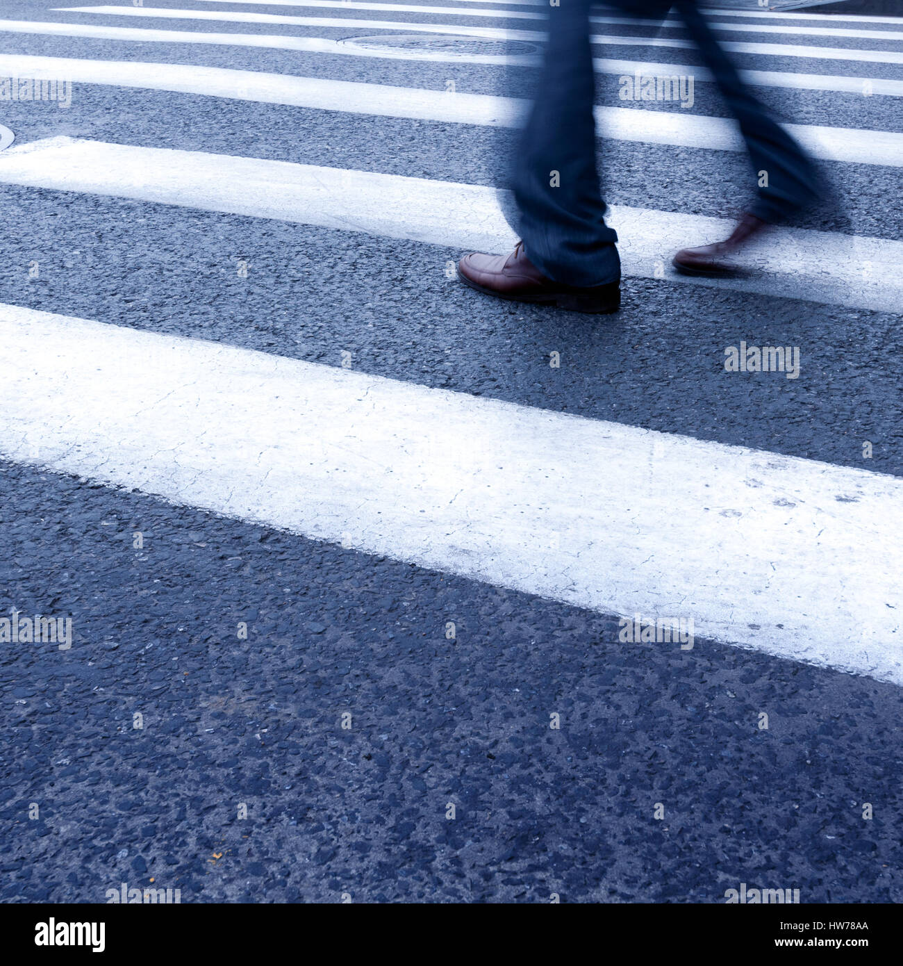 people on zebra crossing street Stock Photo - Alamy