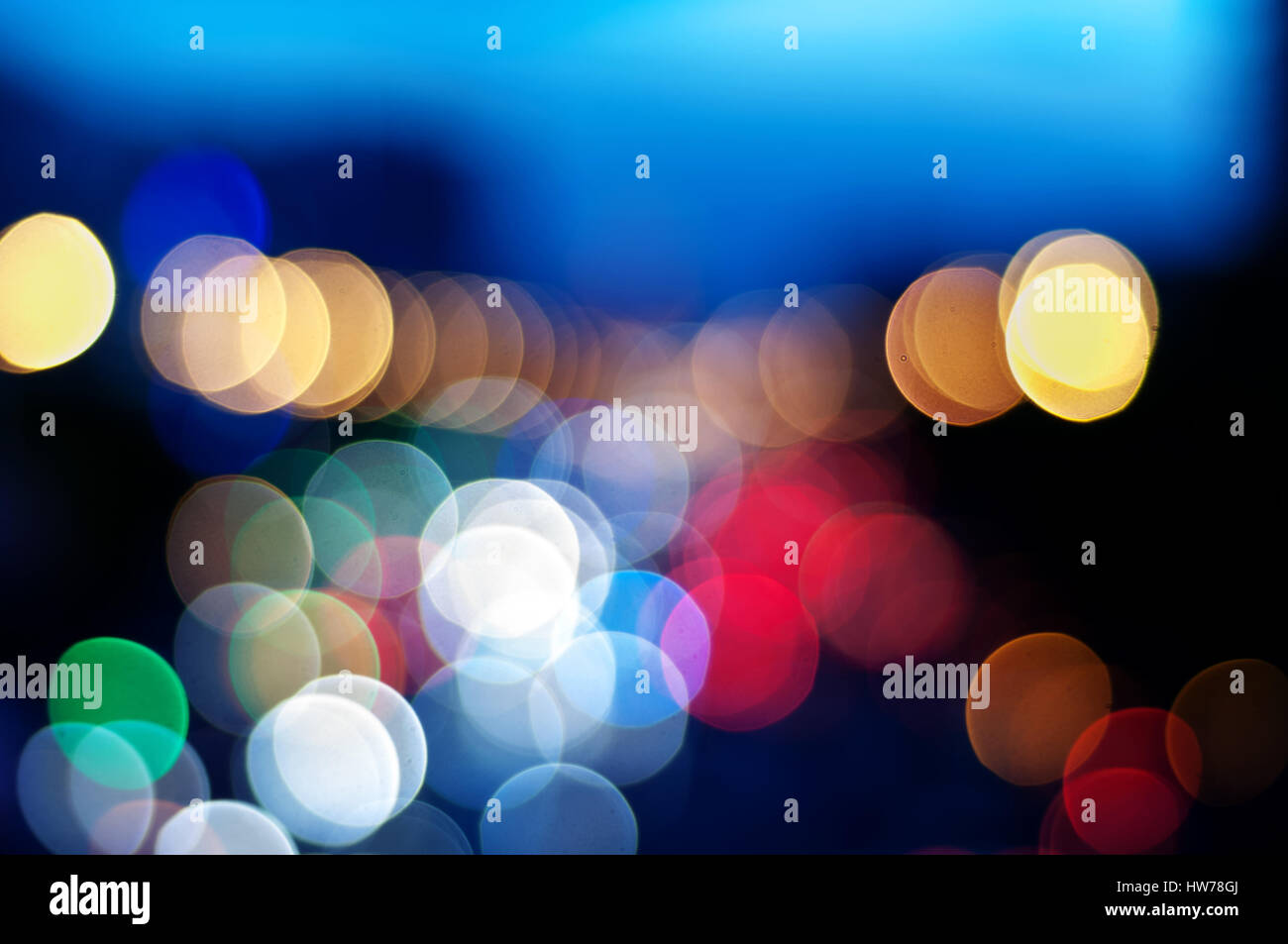Car lights on the road, colorful light Stock Photo - Alamy