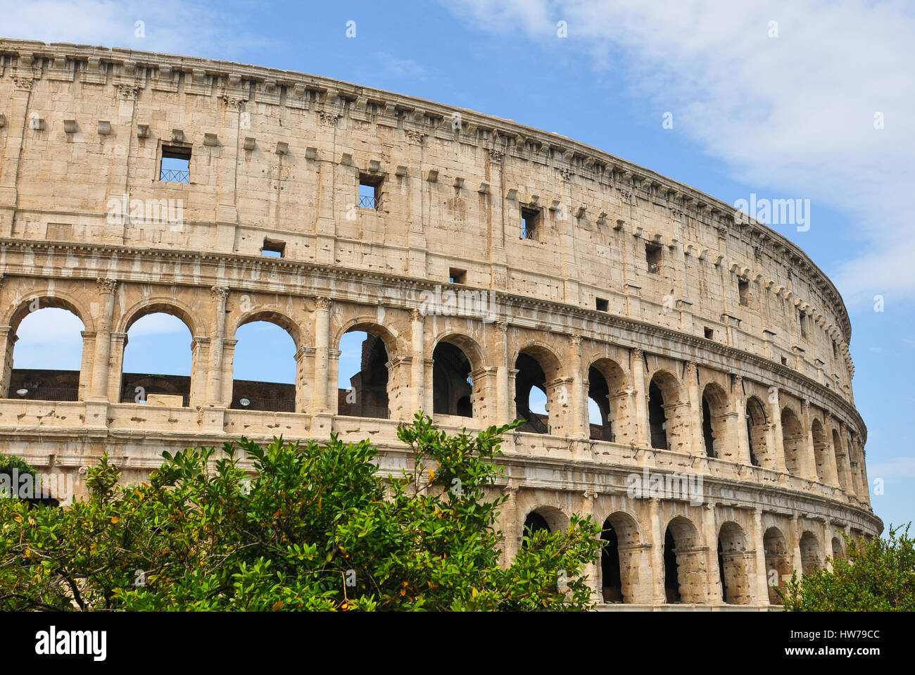 Architectural detail of the Colosseum in Rome, Italy Stock Photo - Alamy