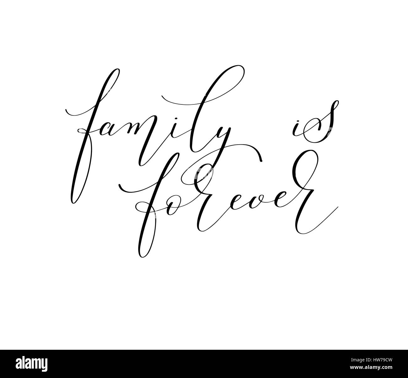Family lettering hi-res stock photography and images - Alamy