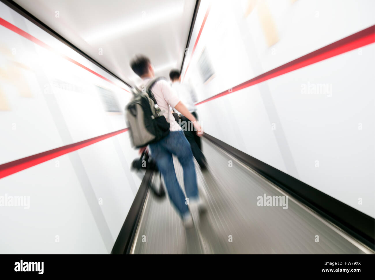 China's modern international airport boarding corridor Stock Photo - Alamy
