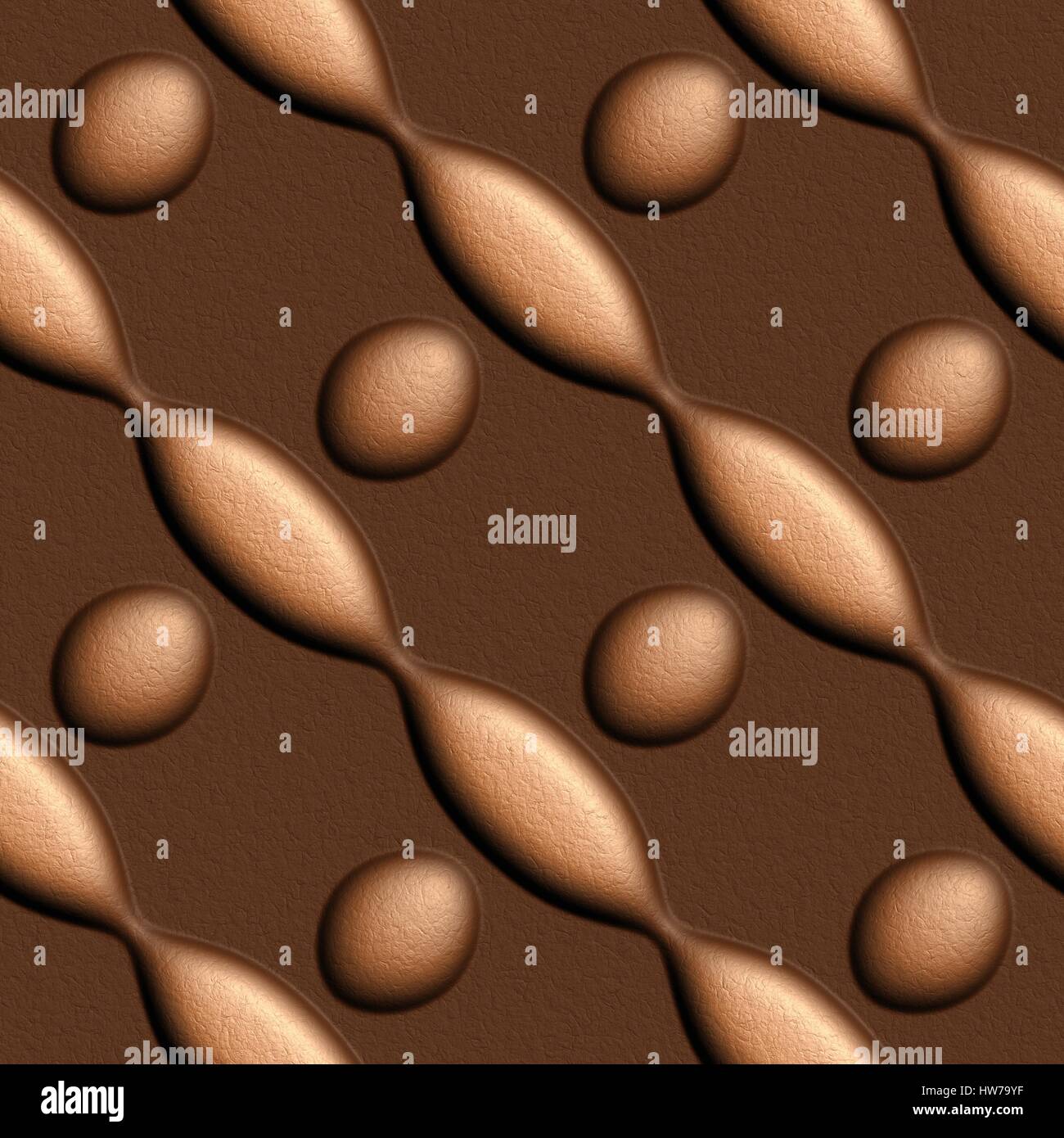 Brown Skin Illustrations, 3D seamless background pattern Stock Photo ...