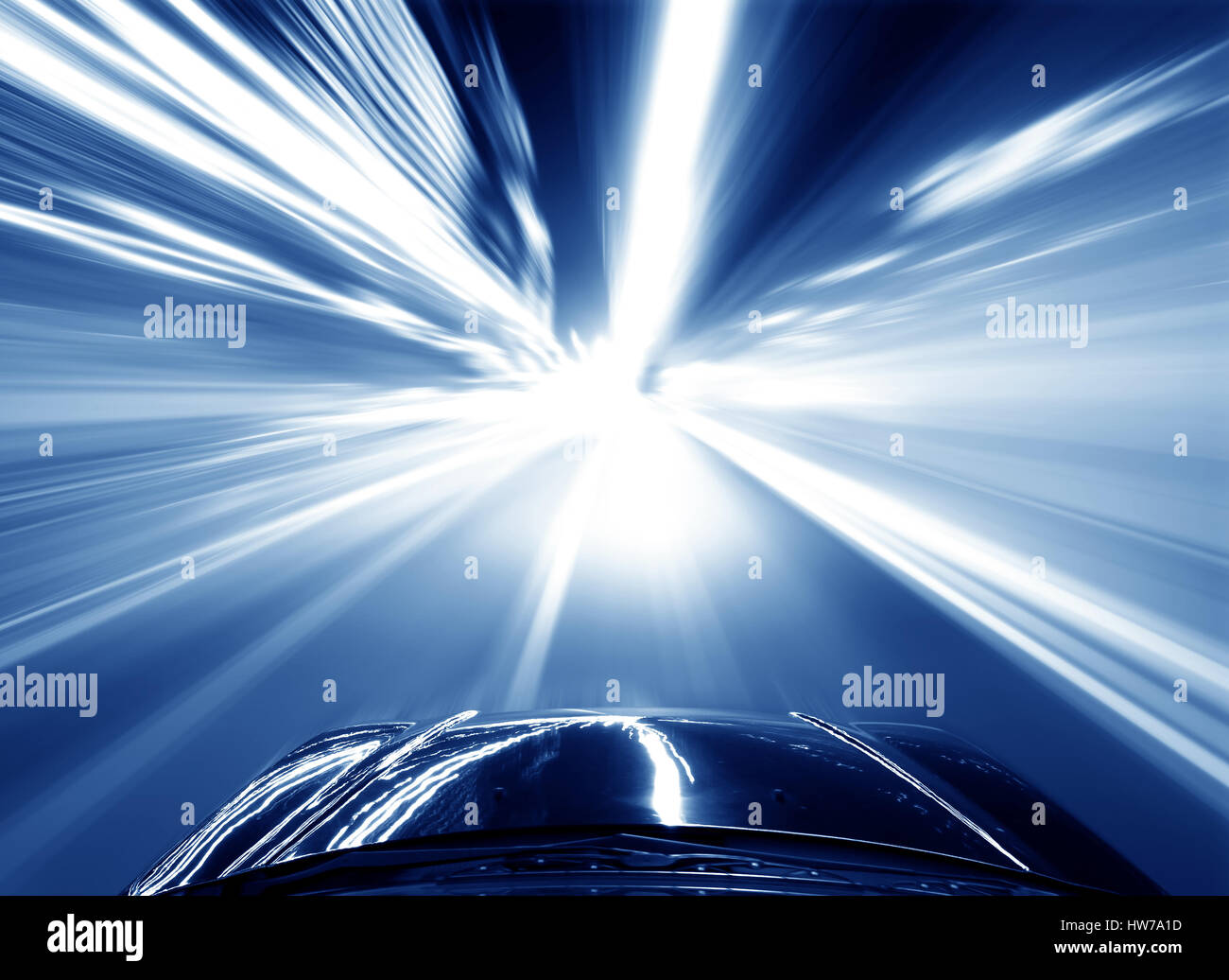 Slow traffic in highway tunnel hi-res stock photography and images - Alamy