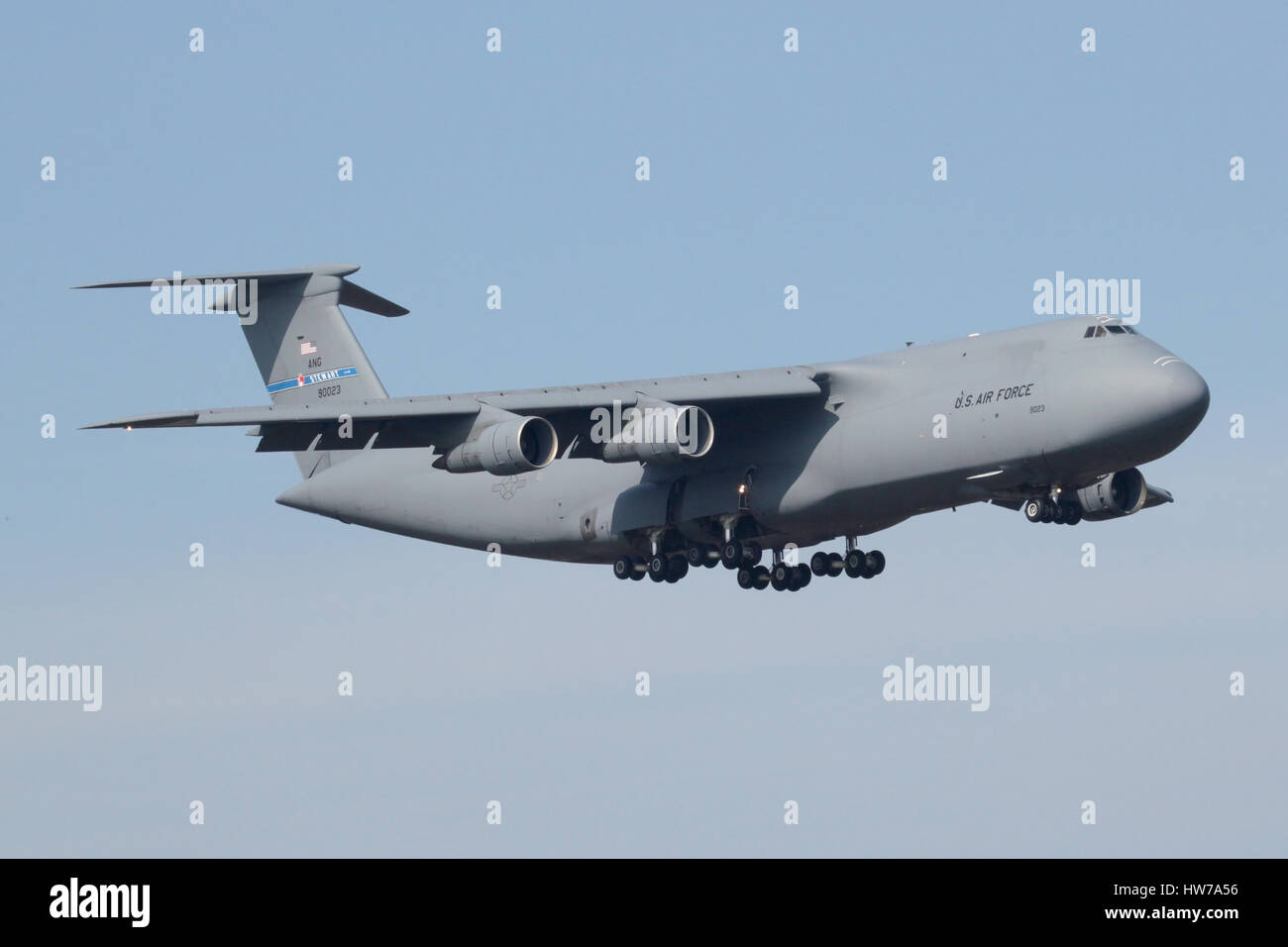 Lockheed C-5A Galaxy from the 105th Airlift Wing at Stewart ANGB, New ...