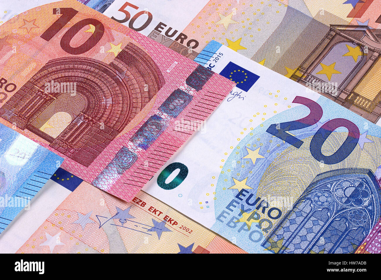 Euro Money Banknotes abstract background Stock Photo - Alamy
