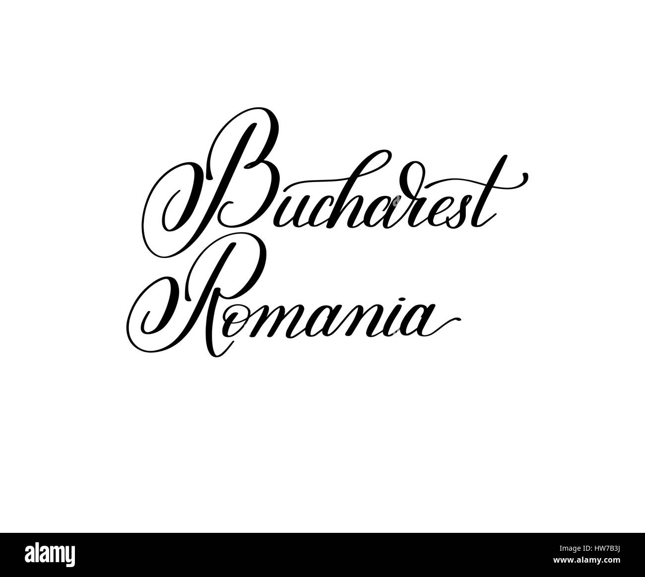 Romania hand drawn map hi-res stock photography and images - Alamy