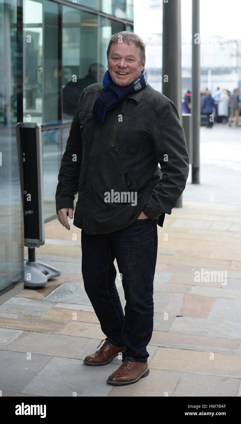 A slim looking Ted Robbins spotted out and about in Media City UK ...