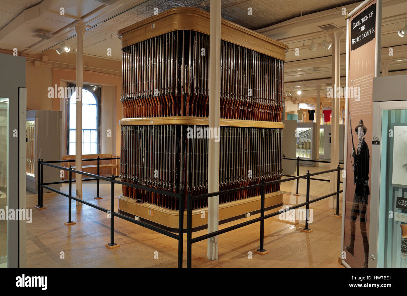 The Organ of Muskets, a display of 647 Model 1861 Rifle Muskets ...