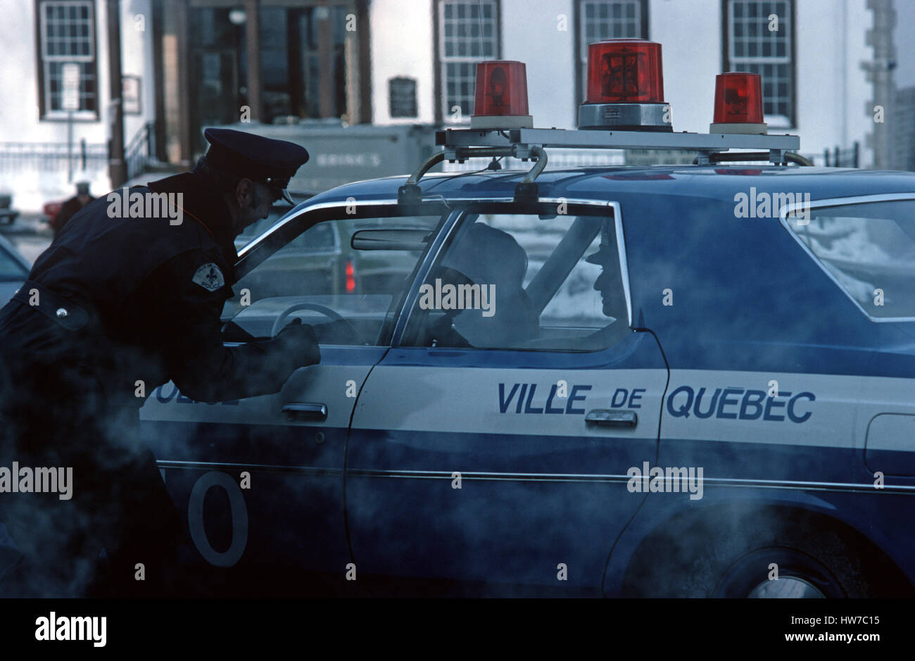 Quebec City police, Quebec Province, Canada Stock Photo - Alamy