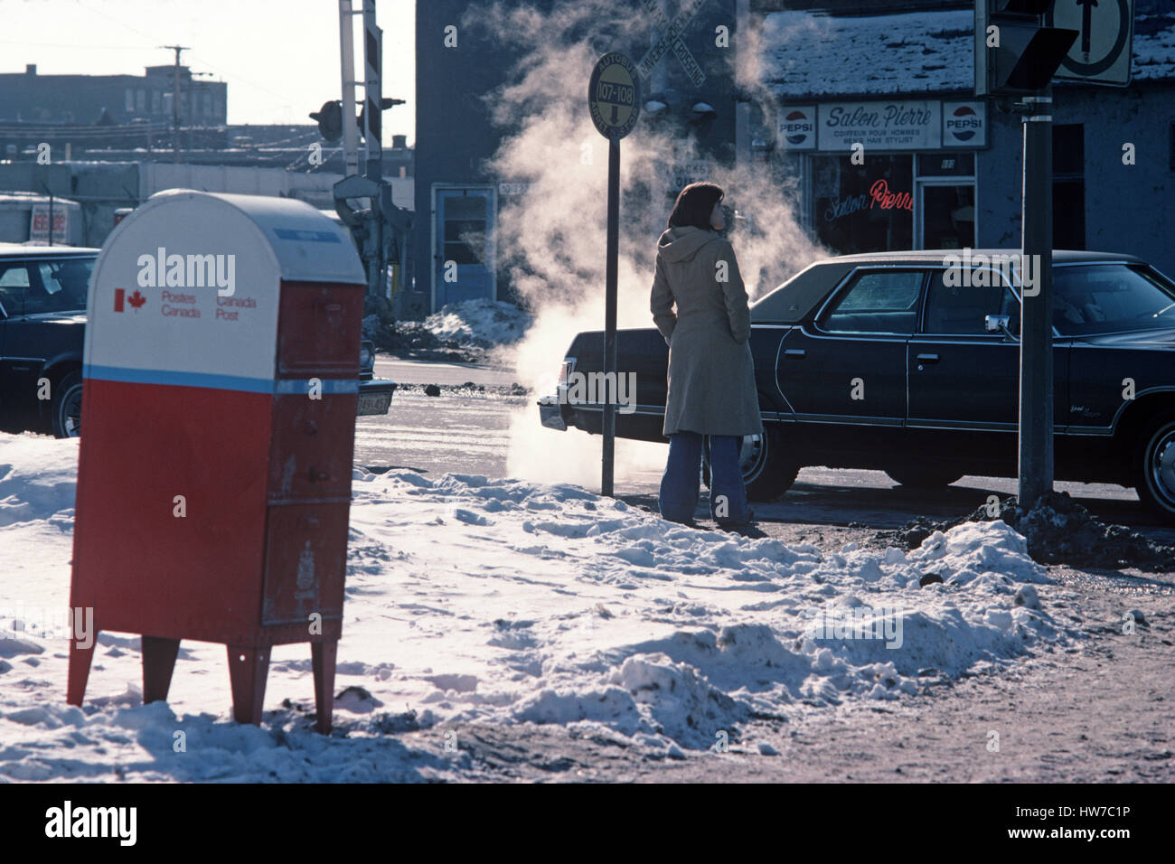 1970s winter storm hi-res stock photography and images - Alamy