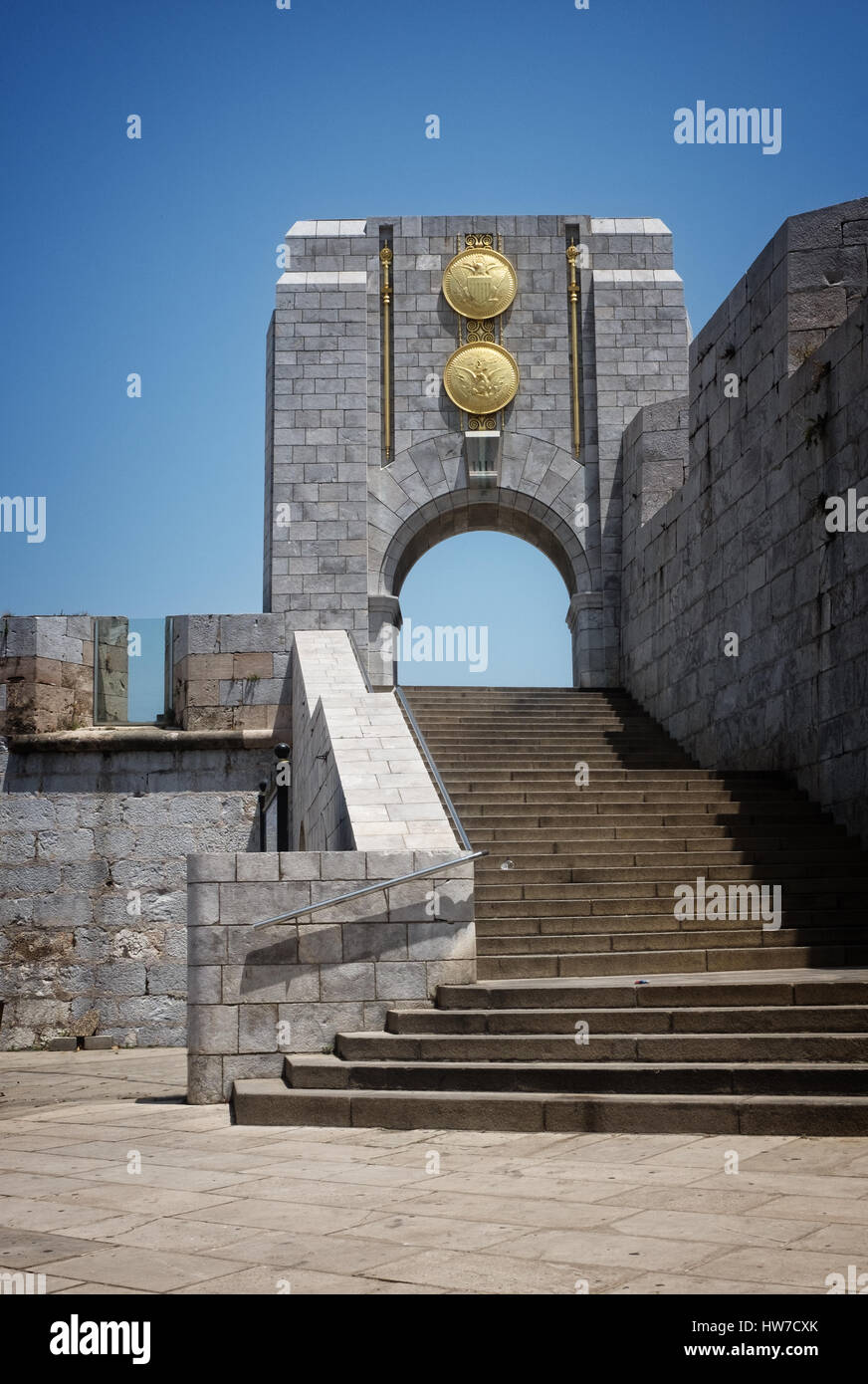 American World War 1 Naval Monument Gibraltar Stock Photo - Alamy