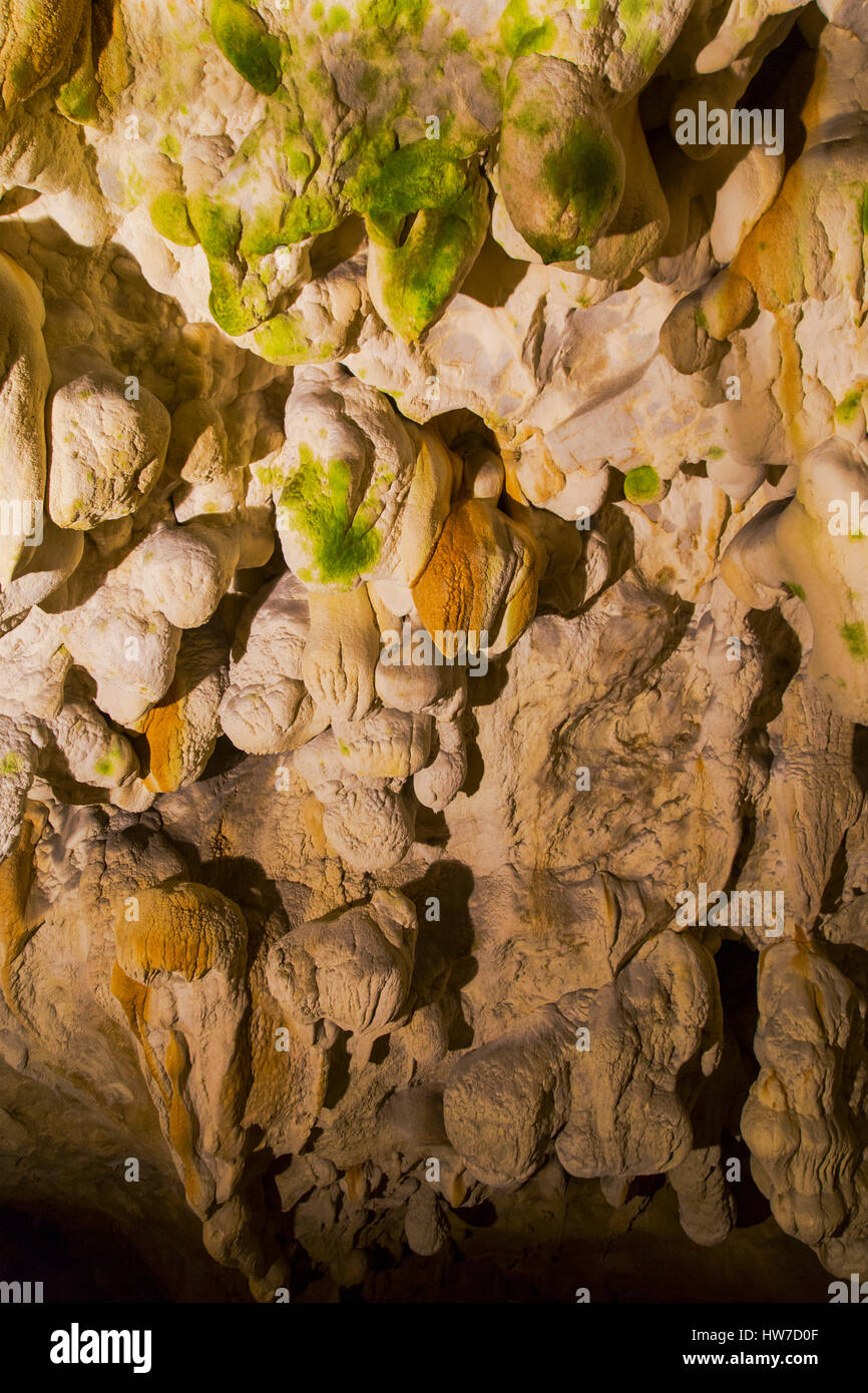 Beautiful rock formations inside the cave Stock Photo - Alamy