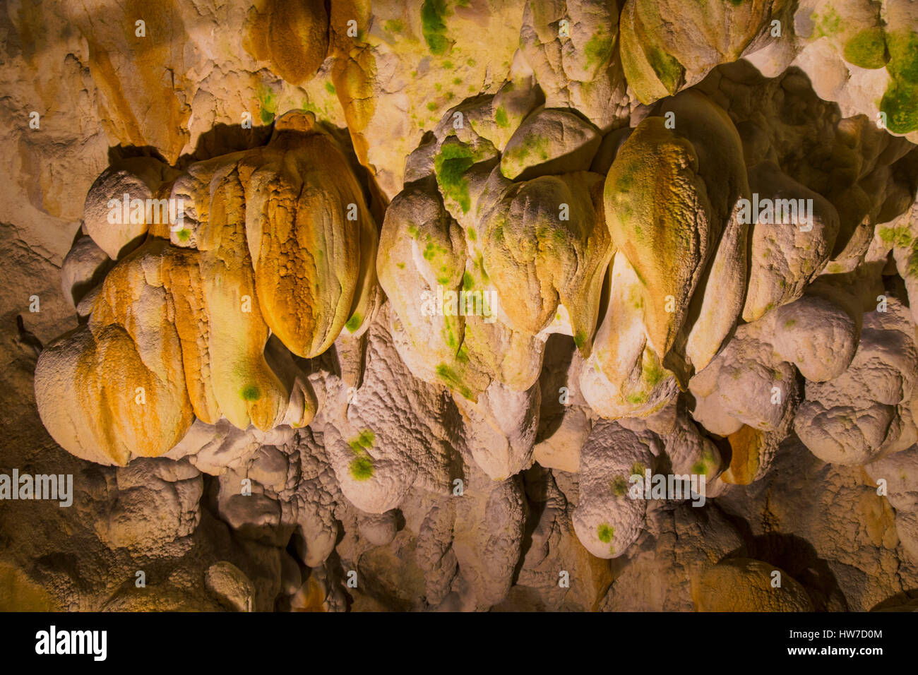 Beautiful rock formations inside the cave Stock Photo - Alamy