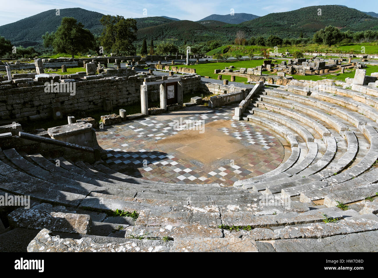 The Ekklesiasterion of the Asklepieion in the archaeological site of ...