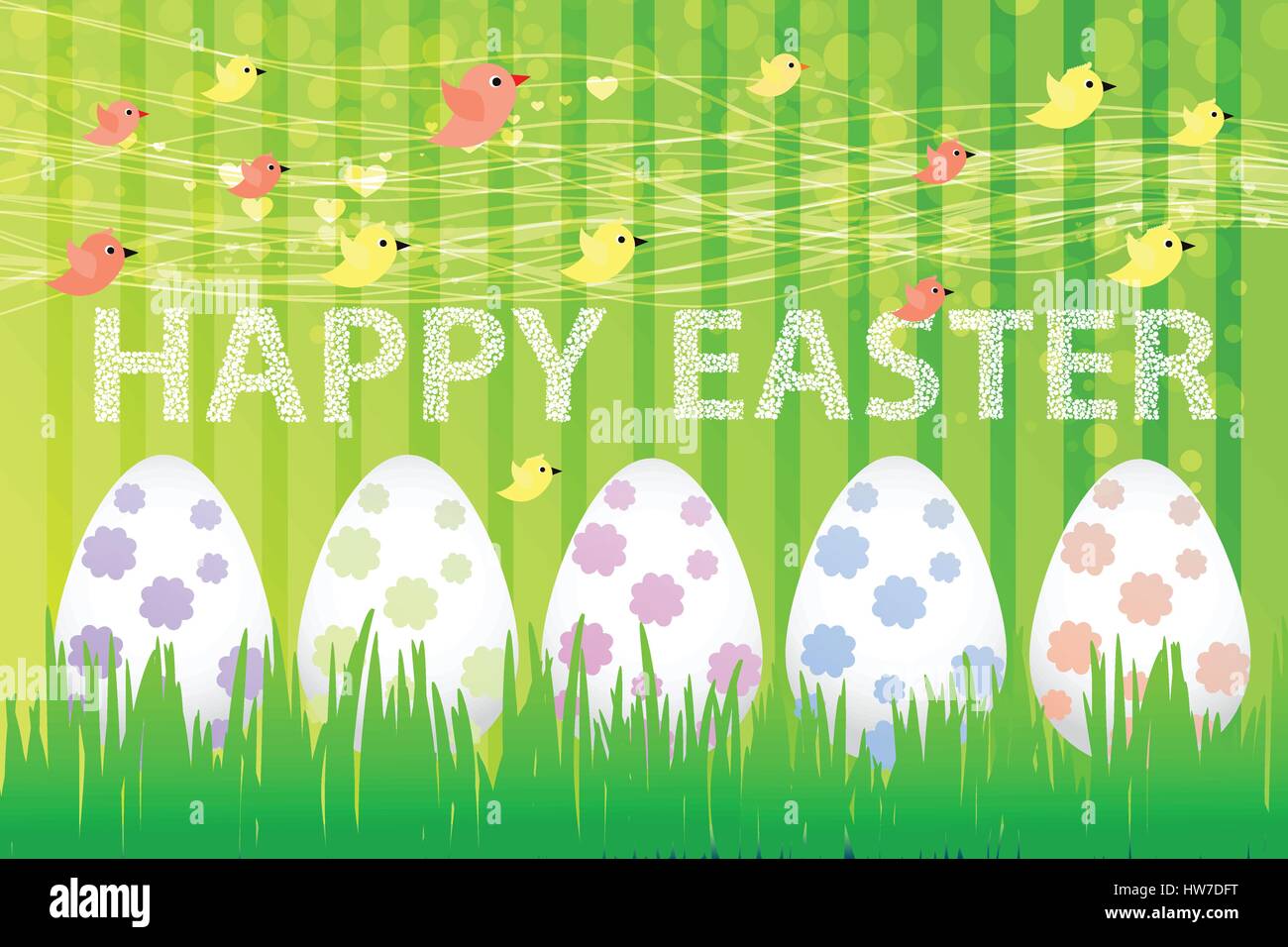 Sweet easter birds Stock Vector Images - Alamy