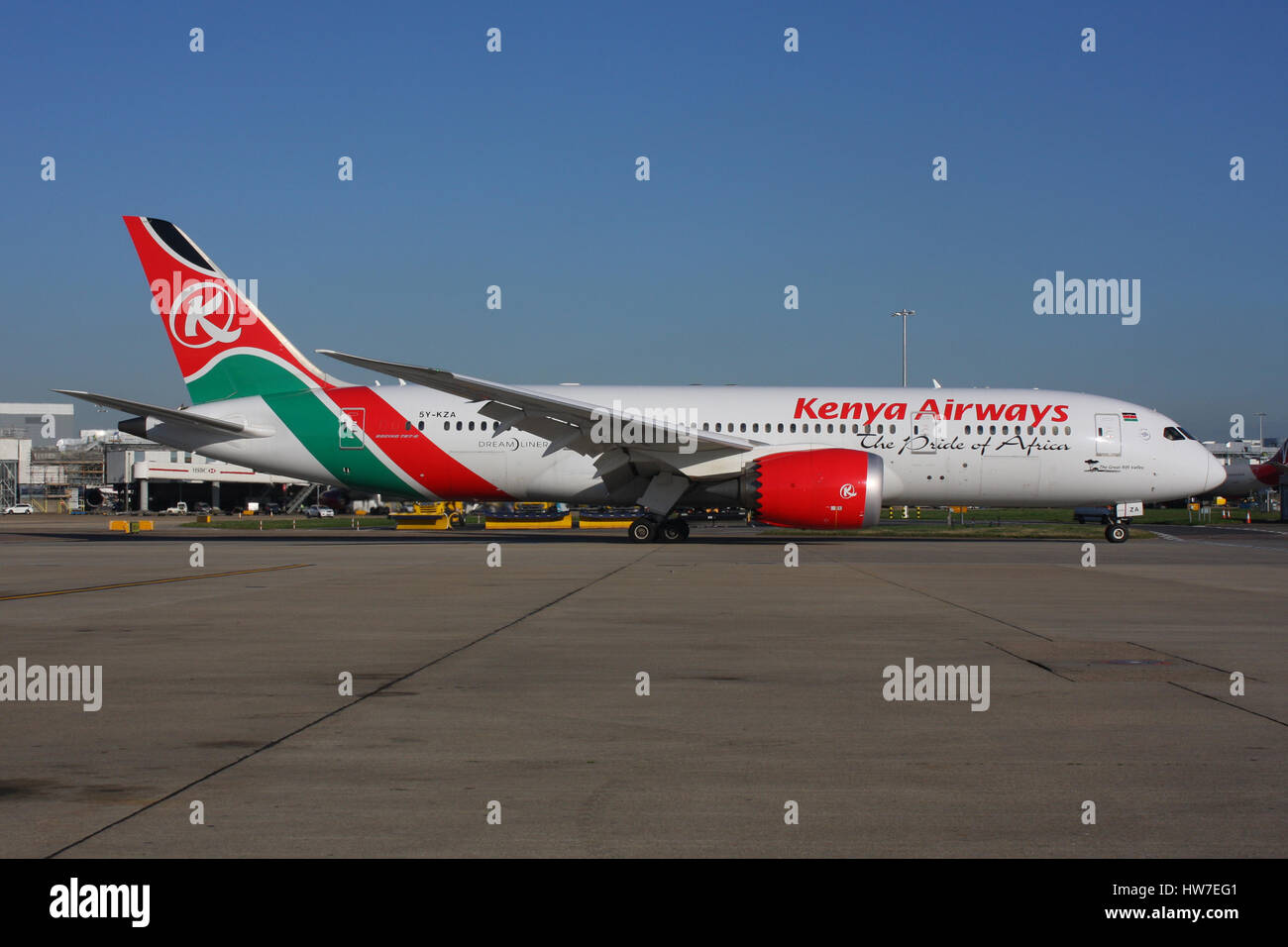 Kenya airways plane hi-res stock photography and images - Alamy