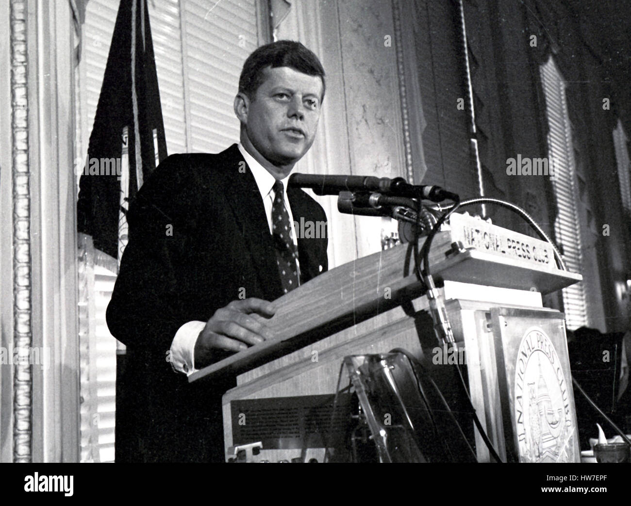 United States Senator John F. Kennedy (Democrat of Massachusetts ...
