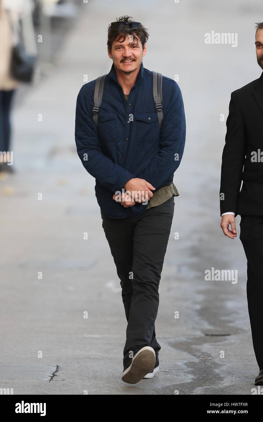 Pedro Pescal seen at the ABC studios for Jimmy Kimmel Live! Featuring ...