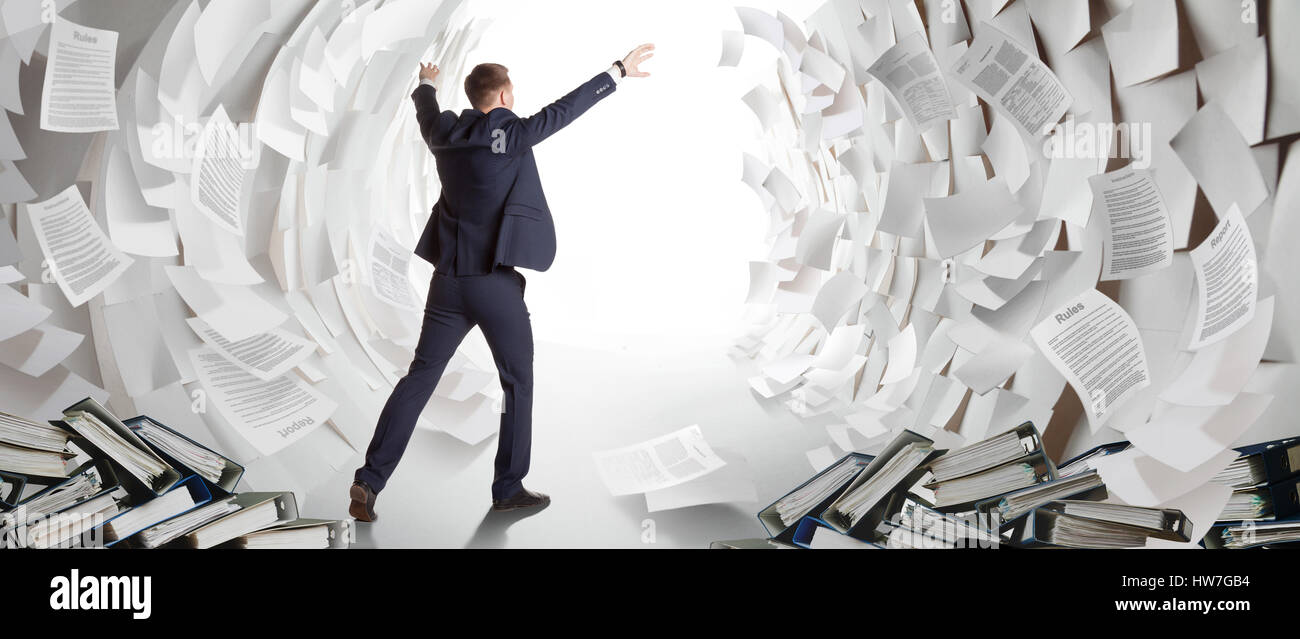 End of heavy office work Stock Photo - Alamy