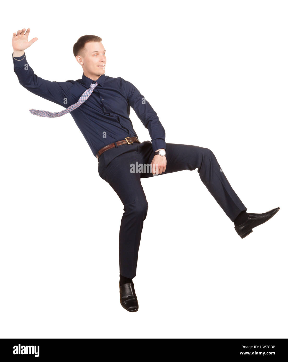 Businessman in stress on Cut Out Stock Images & Pictures - Alamy