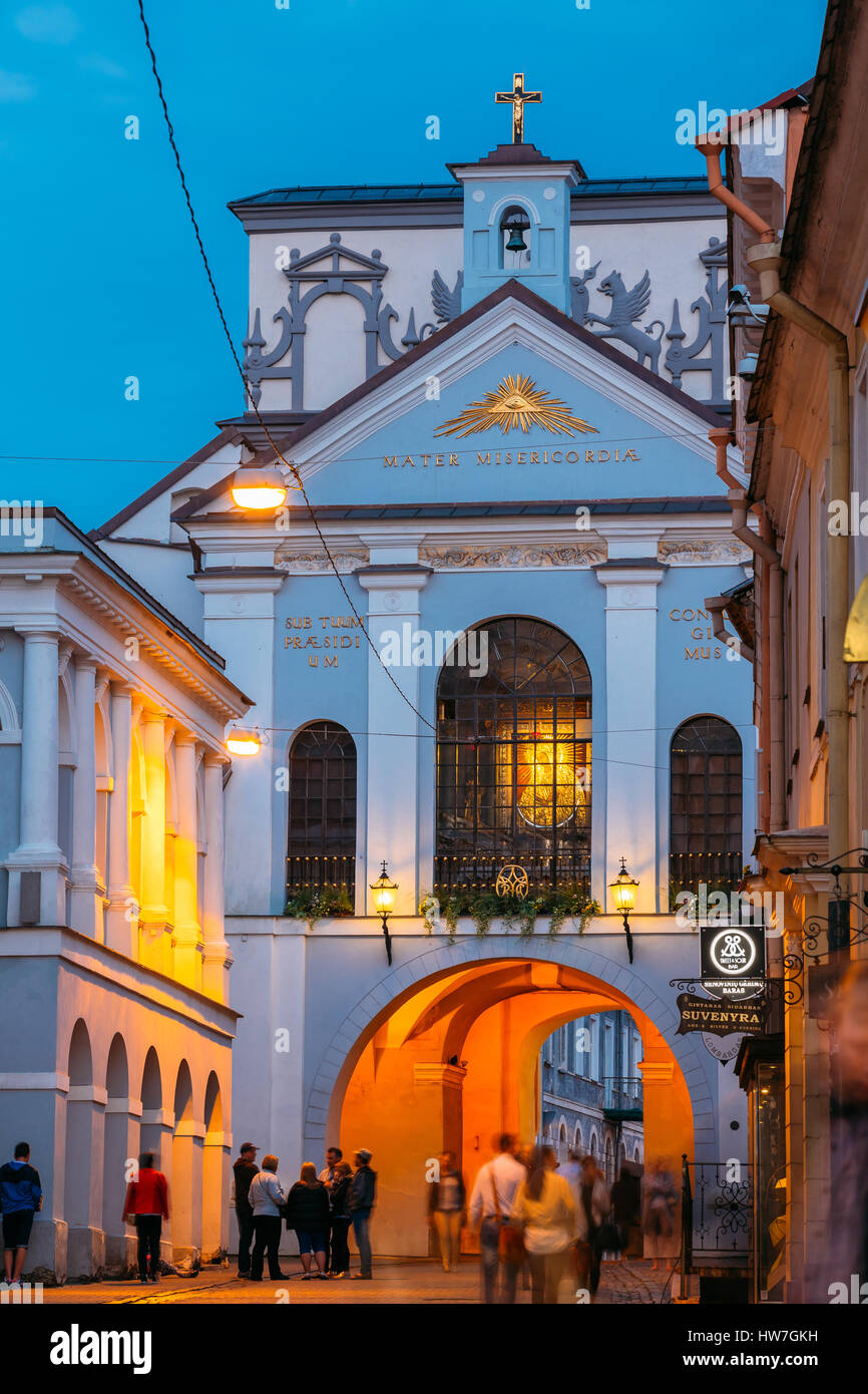 City gate of vilnius hi-res stock photography and images - Alamy