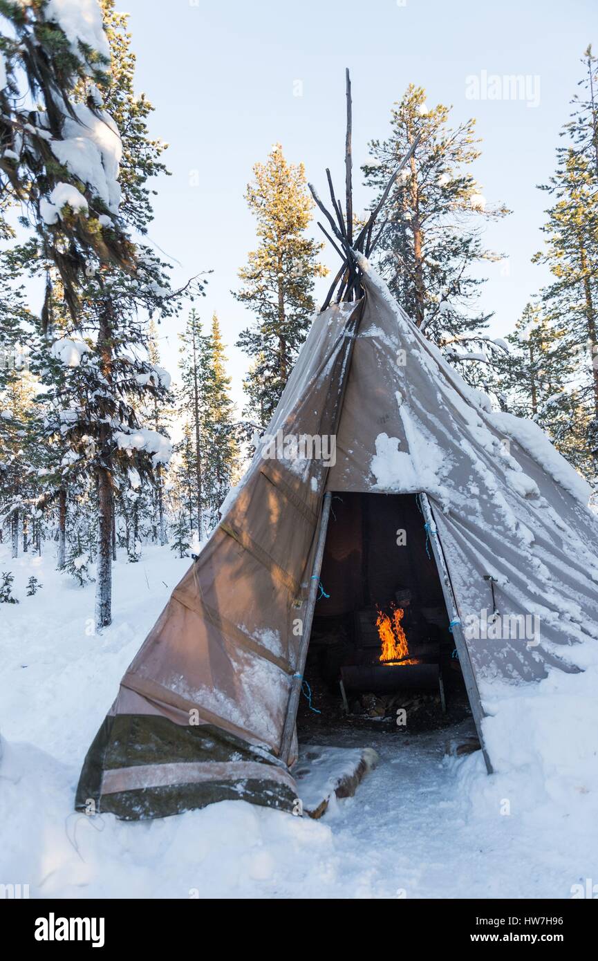 Traditional lavvu hi-res stock photography and images - Alamy