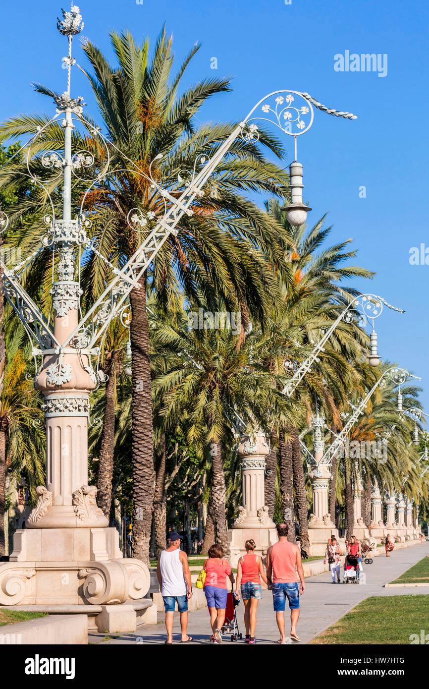 Spain, Catalonia, Barcelona, La Ribera, Passeig de Lluis Companys ...