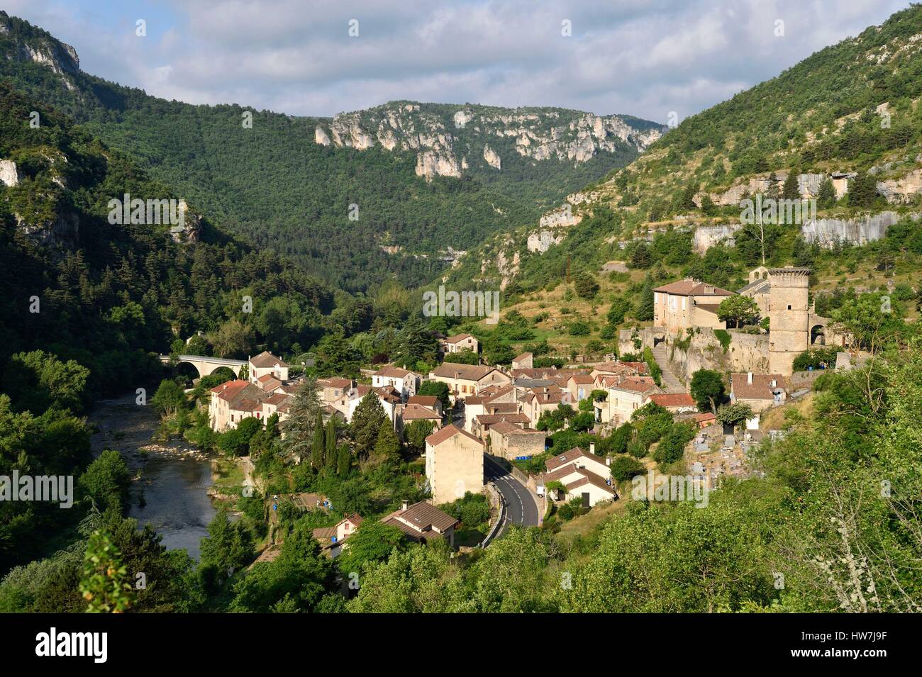 France, Aveyron, the Causses and the Cevennes, Mediterranean agro ...