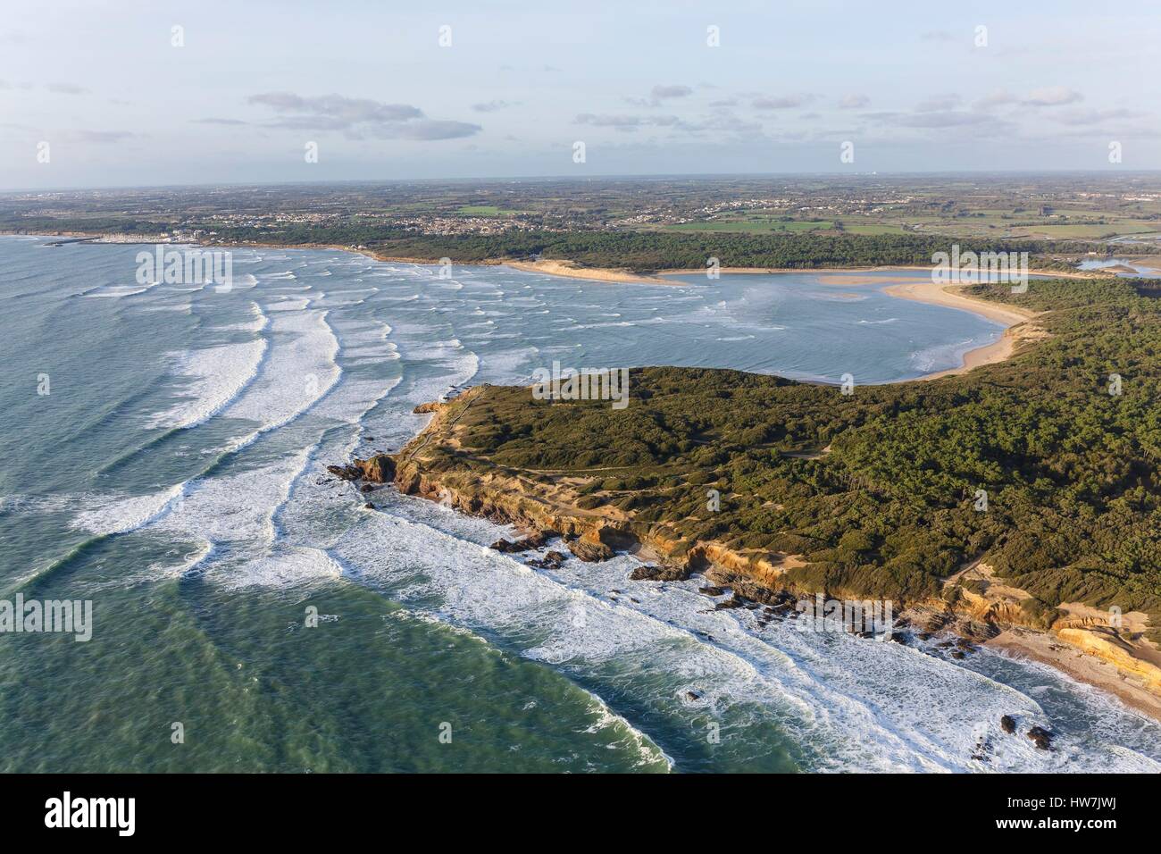 France, Vendee, Talmont Saint Hilaire, the Havre du Payre and the ...