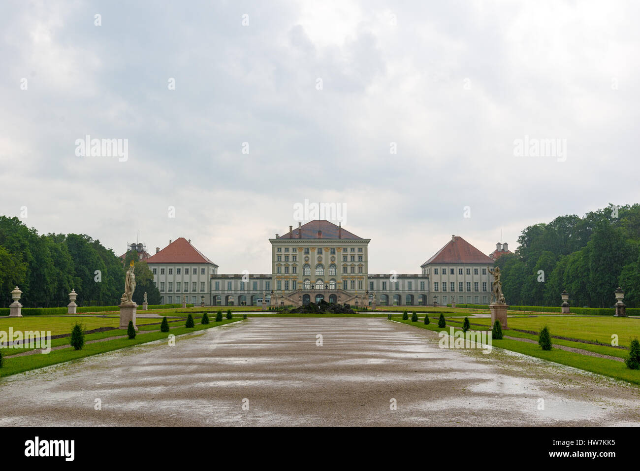 Munich, Germany - June 8. 2016: Nymphenburg Palace in Munich, Germany ...