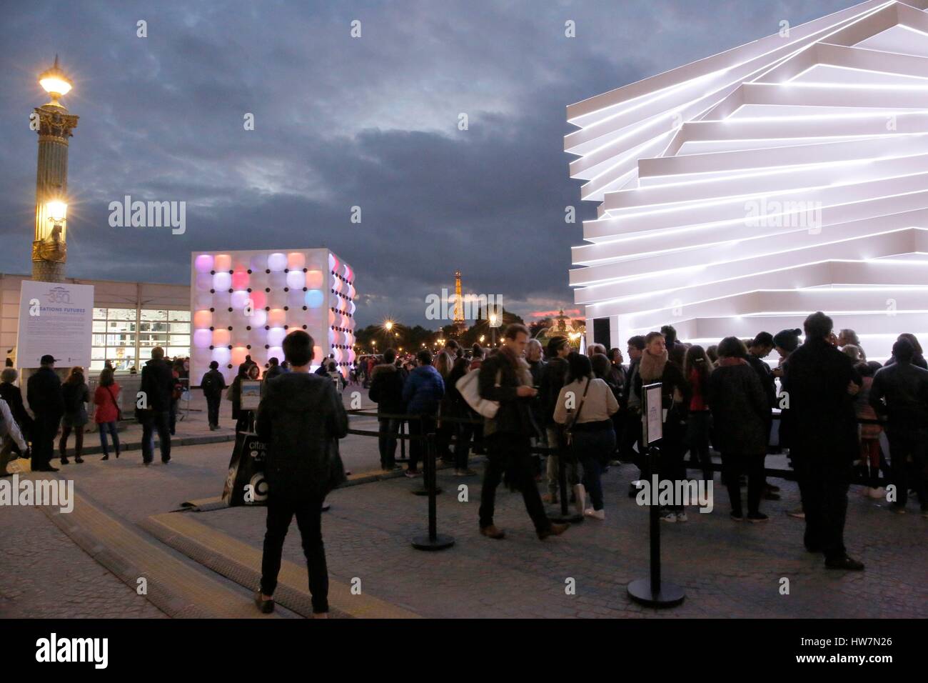 France, Paris, FIAC 2015, International Fair of Contemporary Art hold ...