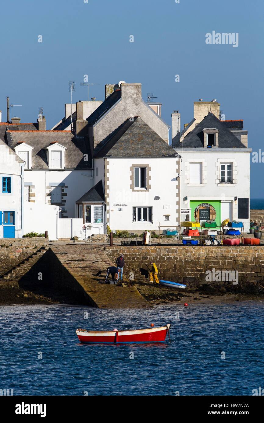 France, Finistere, Iroise Sea, Iles du Ponant, Parc Naturel Regional d ...