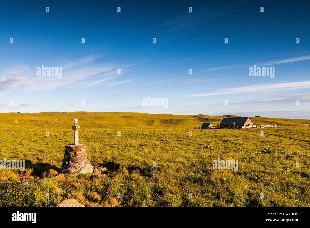 France, Aveyron, Aubrac plateau Stock Photo - Alamy