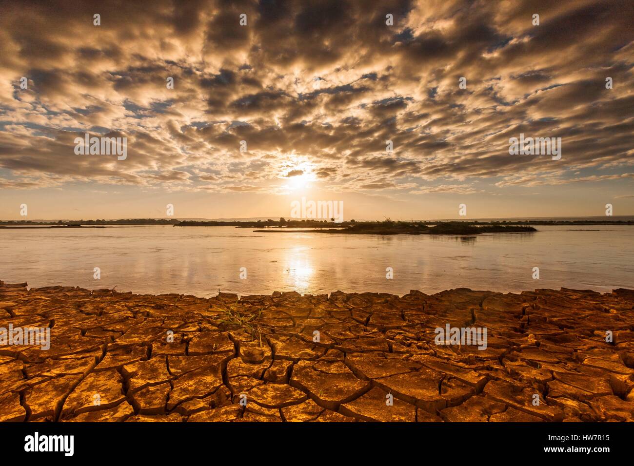 Madagascar, Menabe region Bemaraha massif, the river Tsiribihina Stock ...