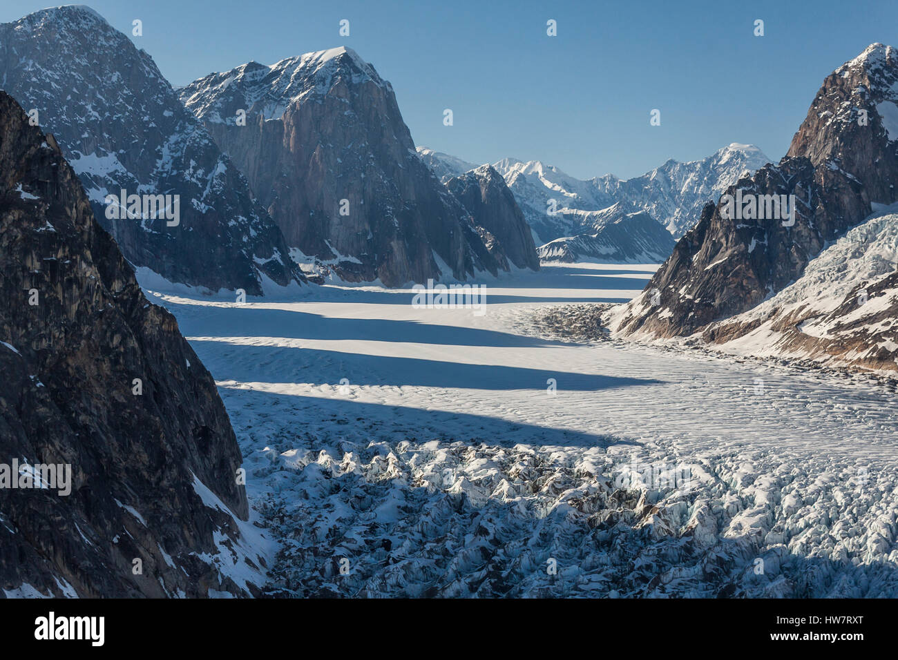 The Ruth Gorge in Denali National Park, Alaska Stock Photo - Alamy