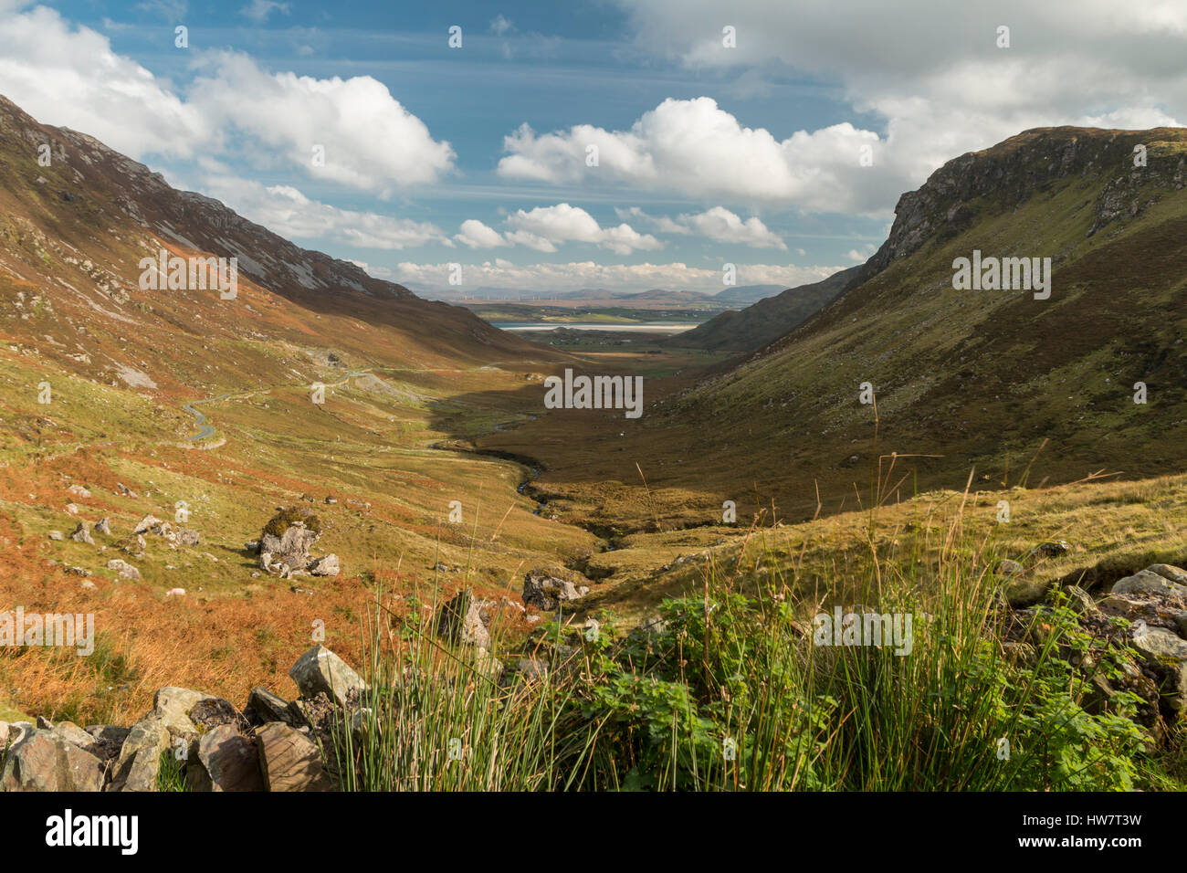 Owenee Pass near Ardara, Ireland Stock Photo - Alamy