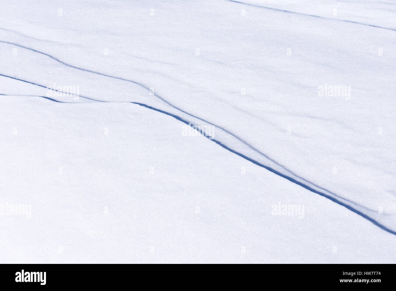 Wind Drifted Snow Stock Photo - Alamy
