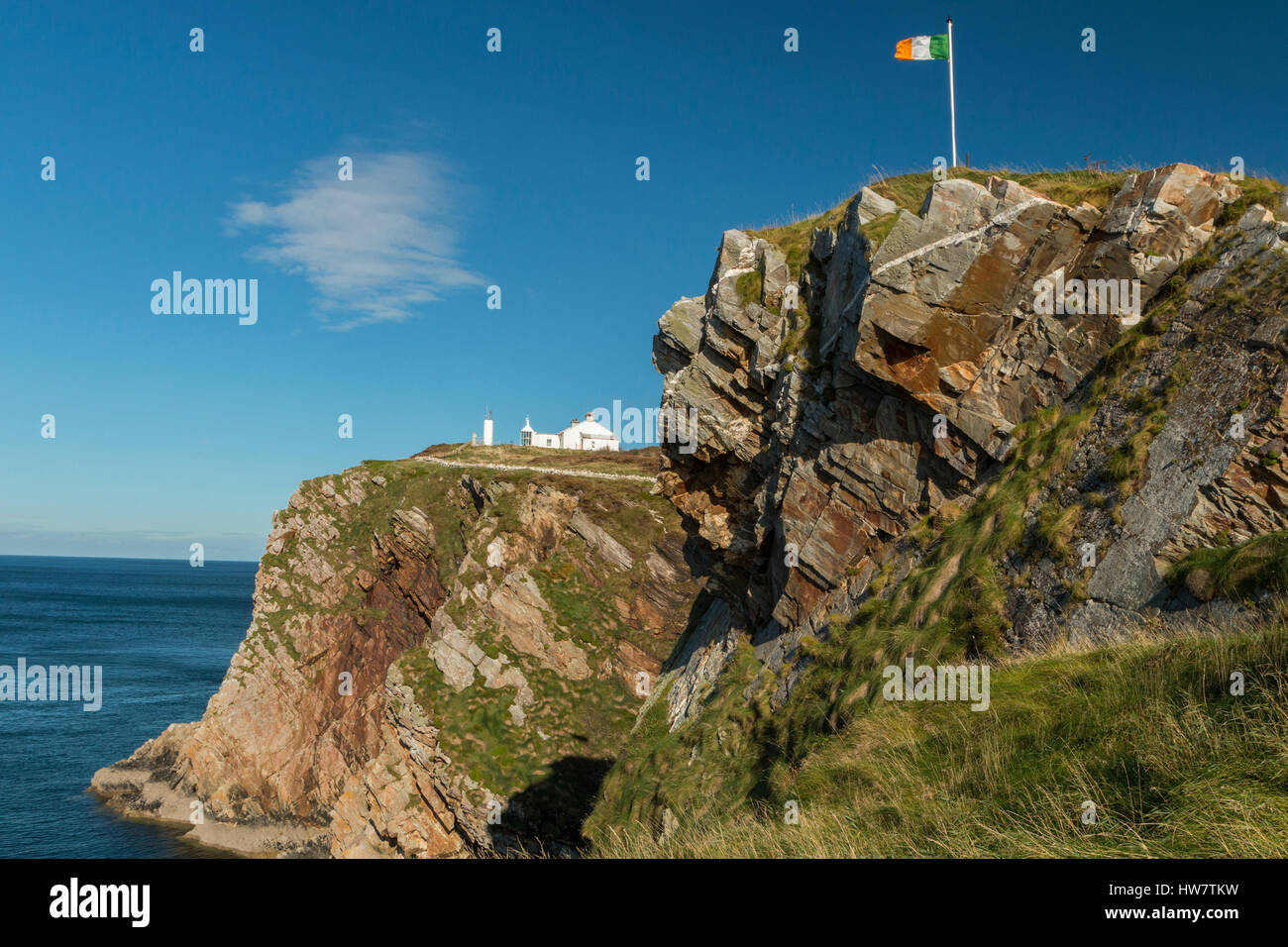 Lighthouse at Dunree Head, Inishowen Peninsula, Ireland Stock Photo - Alamy