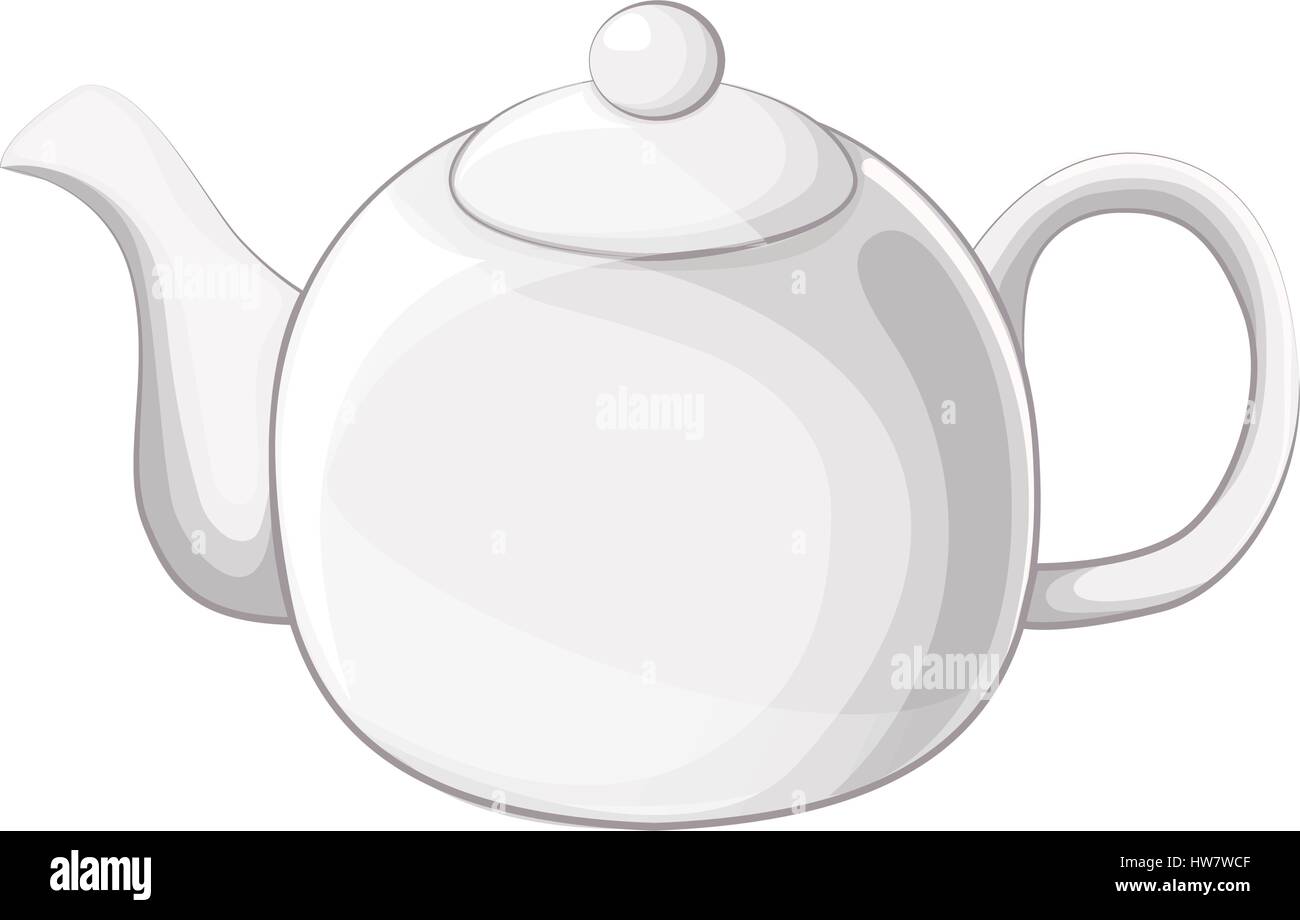 White teapot vector Stock Vector Image & Art - Alamy