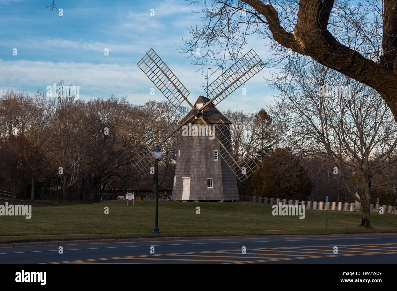 Windmil in East Hampton Stock Photo - Alamy