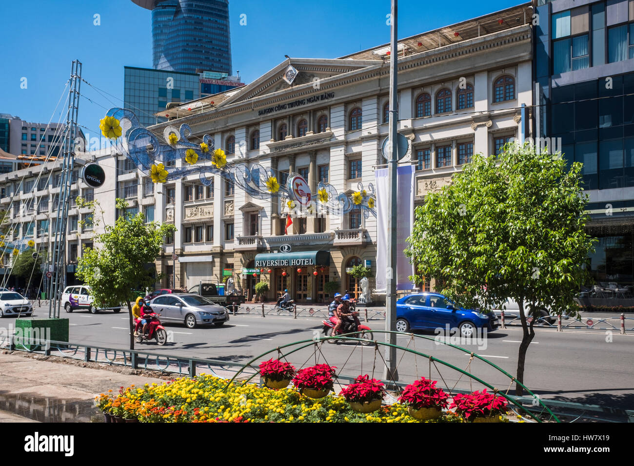 Riverside Hotel, Ho Chi Minh City, Vietnam Stock Photo - Alamy