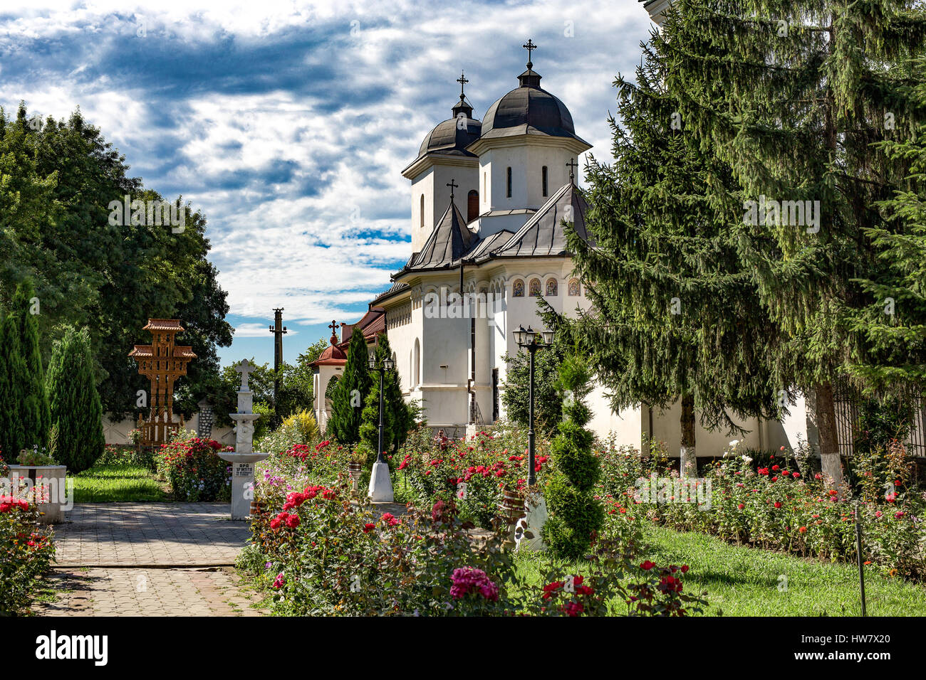 Monasteries and orthodox churches in Romania, beautiful landmarks and ...