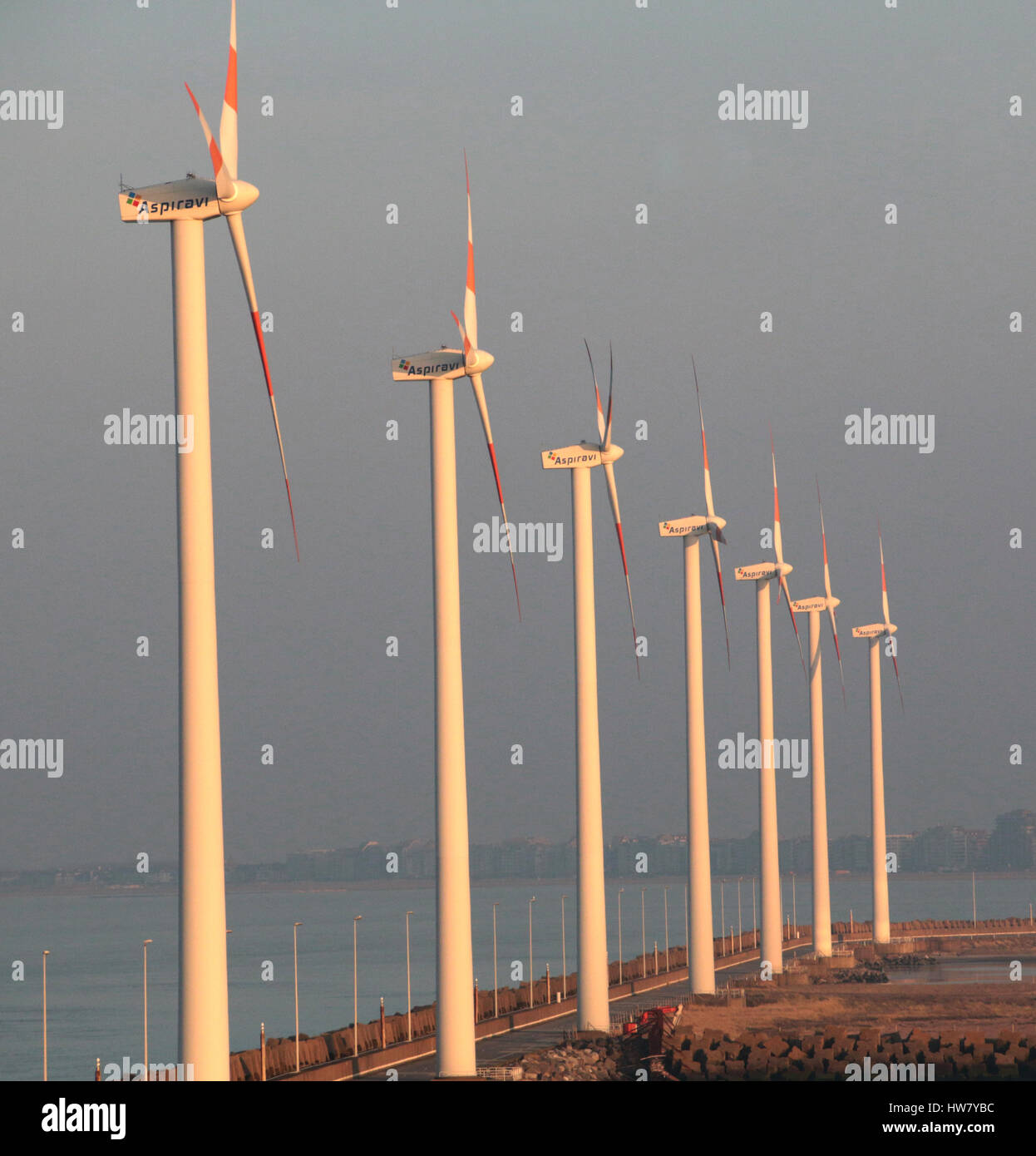 Dutch Wind Turbines Stock Photo - Alamy