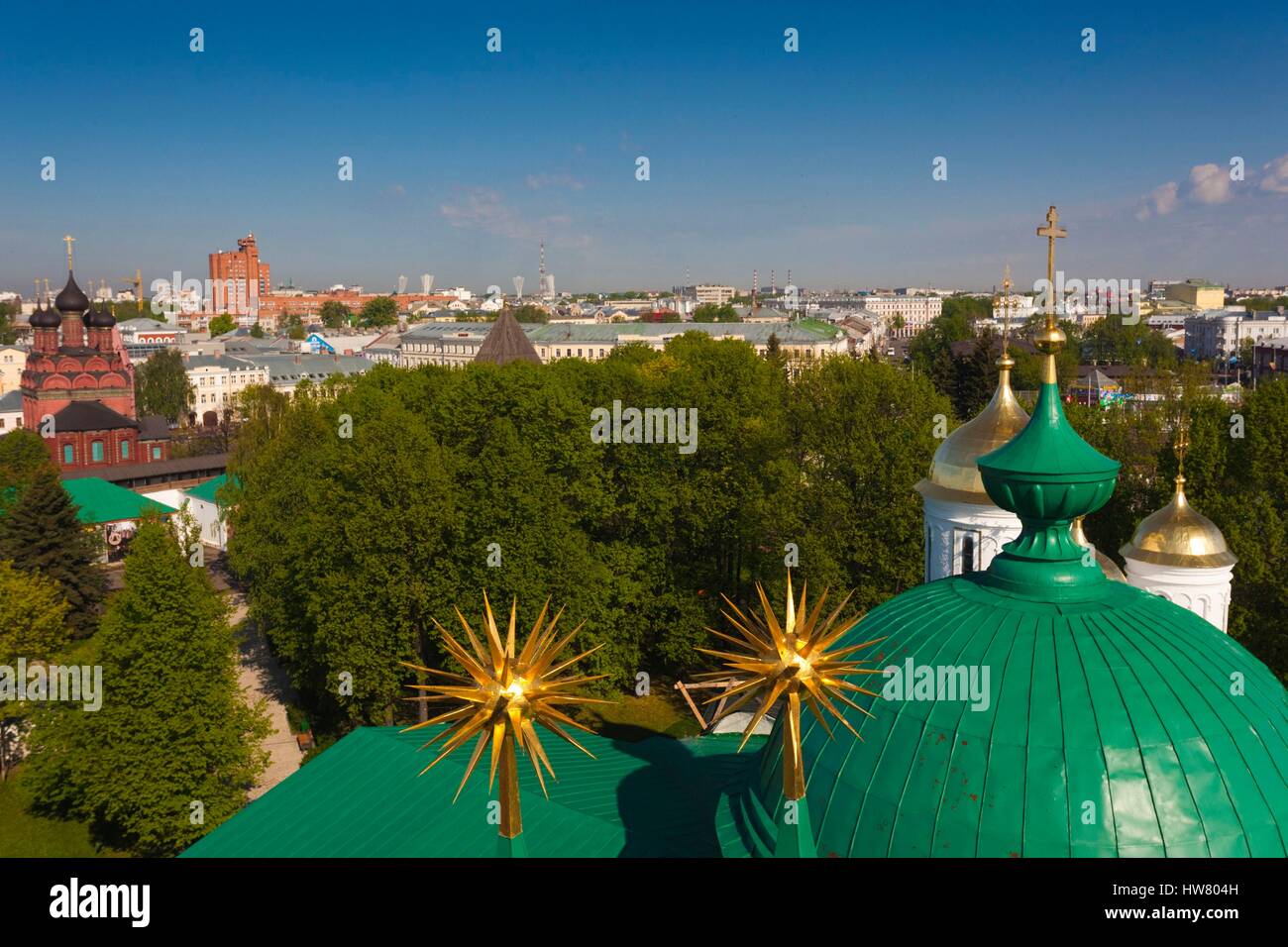 Russia, Yaroslavl Oblast, Golden Ring, Yaroslavl, Yaroslavl Kremlin ...
