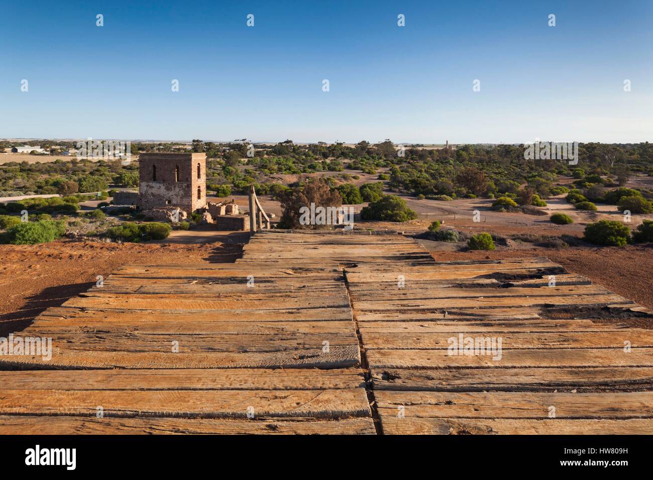 Australia, South Australia, Yorke Peninsula, Moonta, former copper ...