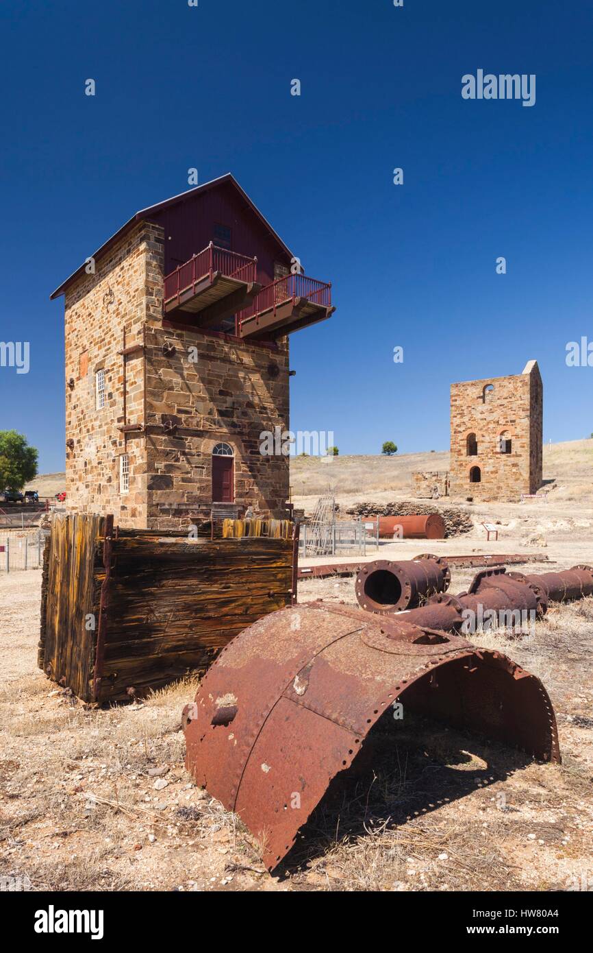 Australia, South Australia, Burra, former copper mining town, Burra ...