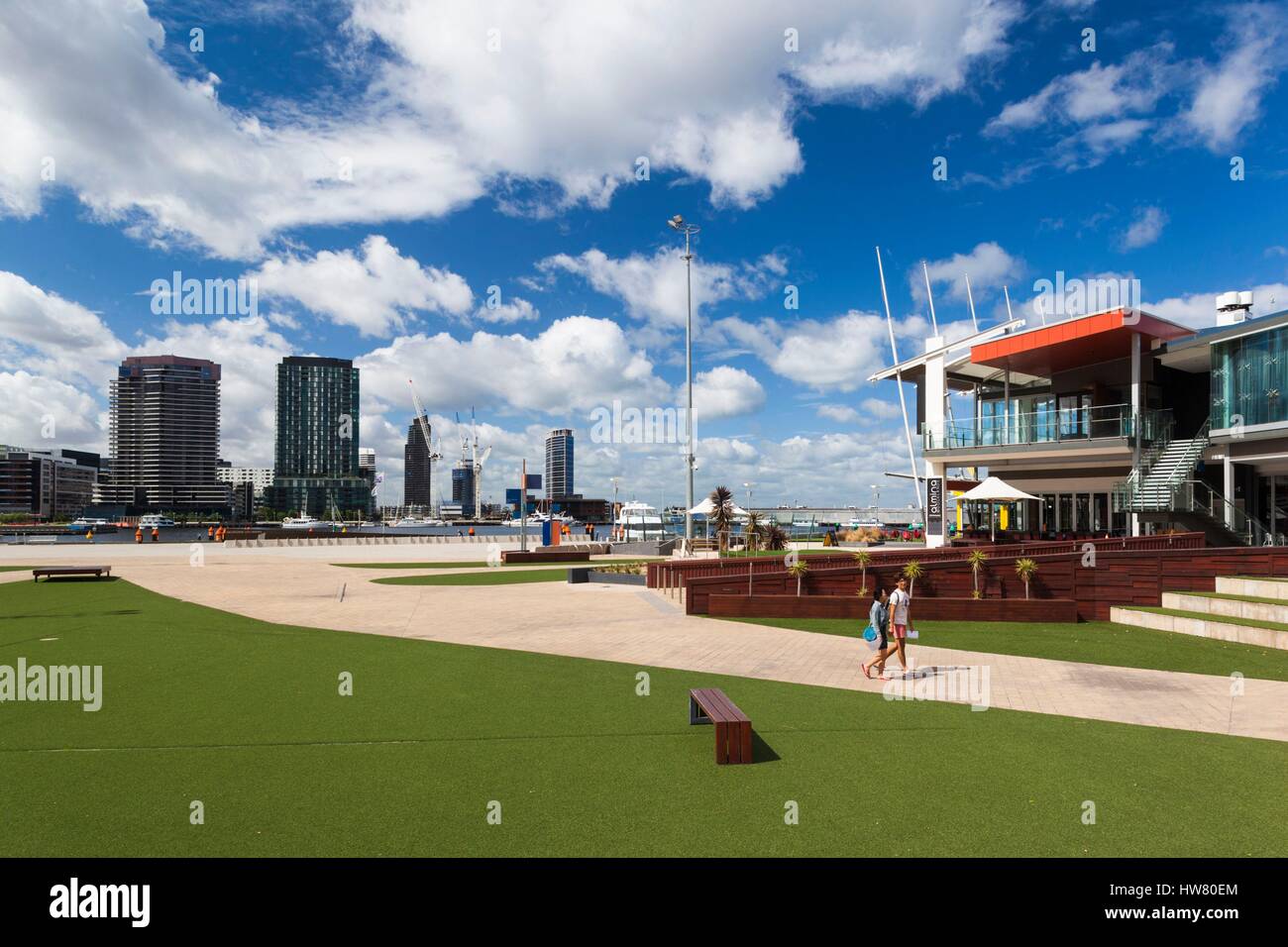 Australia, Victoria, Melbourne, Docklands, Victoria Harbour, Harbour ...
