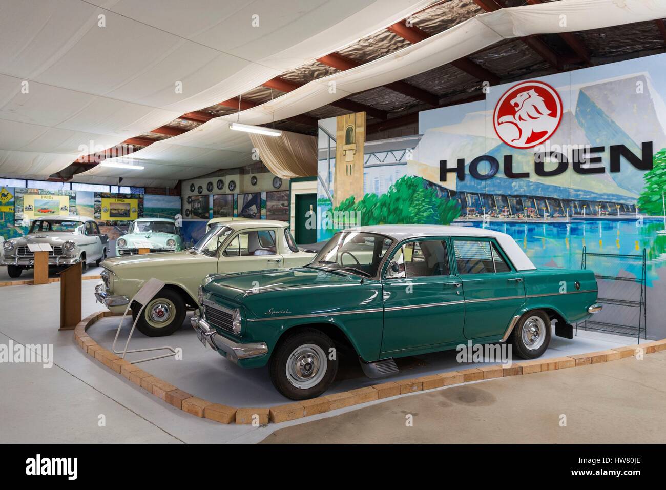 Australia, Victoria, Echuca, National Holden Museum, 1970s-era Holden ...
